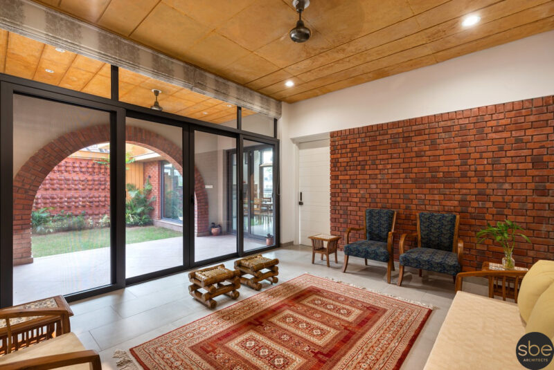 This Brick Abode Has Been Inspired By The Clients’ Longing For An ...