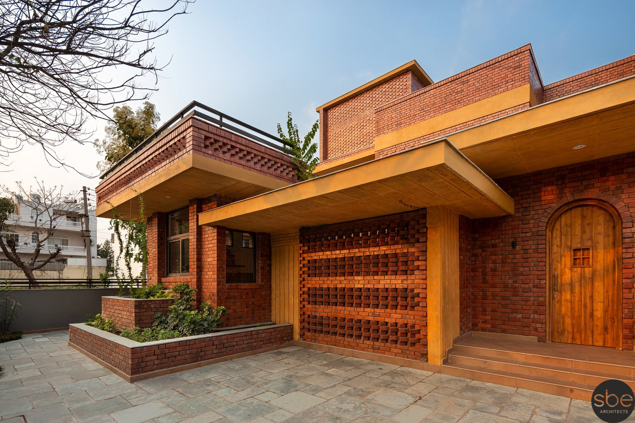 This Brick Abode Has Been Inspired By The Clients’ Longing For An ...
