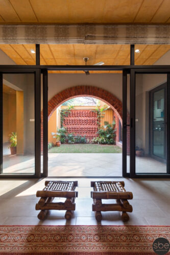 This Brick Abode Has Been Inspired By The Clients’ Longing For An ...