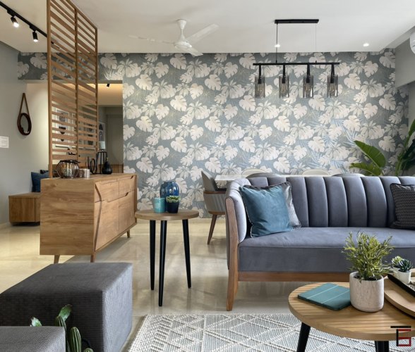 Mumbai Apartment With Natural Materials And A Pastel Colour Palette ...