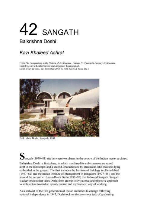 A Collection of 10 B.V. Doshi Books to ReadA Legendary Architect's ...