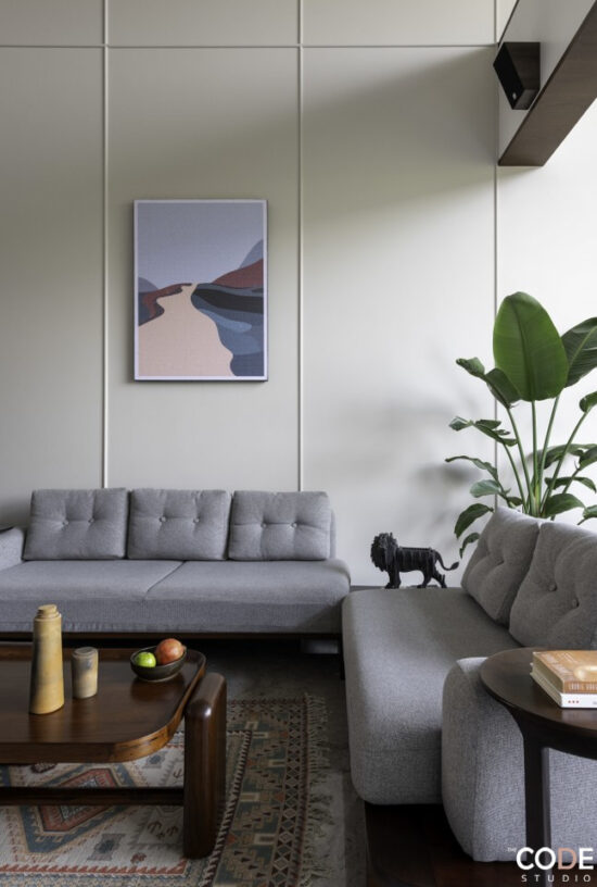 3BHK Home With A Sense Of Calm And Warmth | The Code Studio - The ...