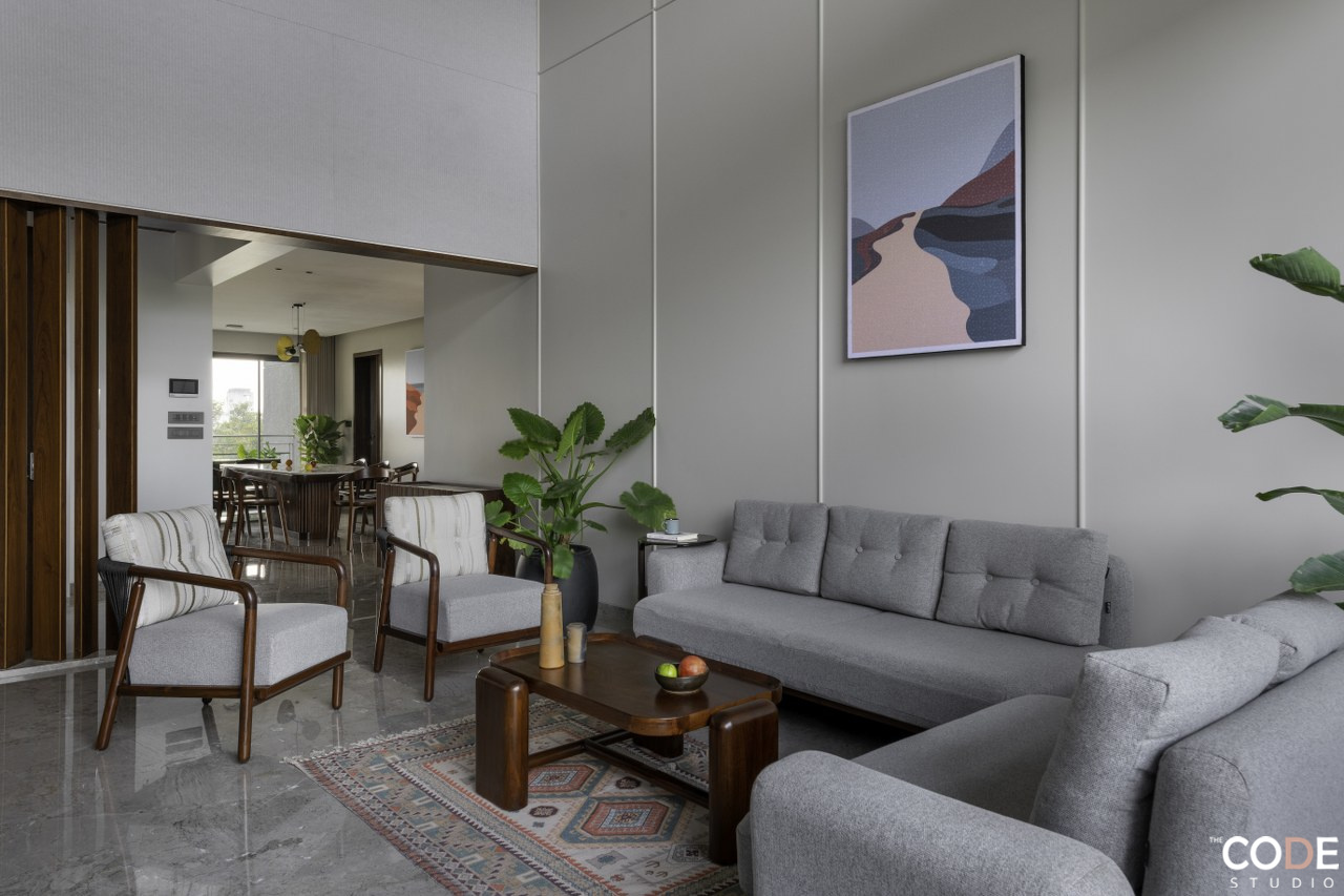 3BHK Home With A Sense Of Calm And Warmth | The Code Studio - The ...