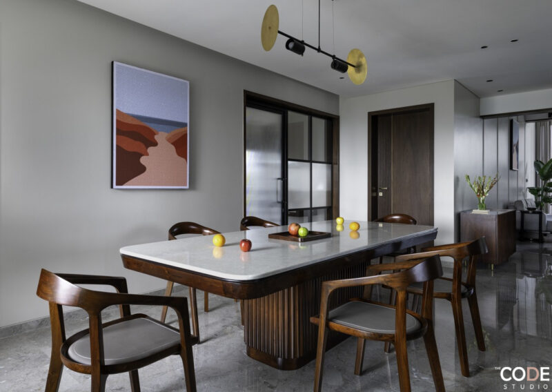 3BHK Home With A Sense Of Calm And Warmth | The Code Studio - The Architects Diary