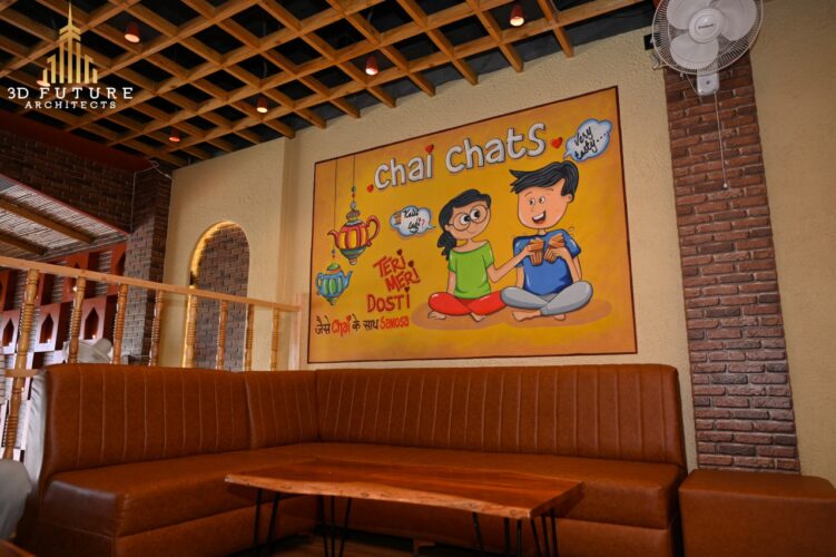 Apna Chai Wala Cafe In Bhogpur, Punjab, India | 3D Future Architects - The Architects Diary