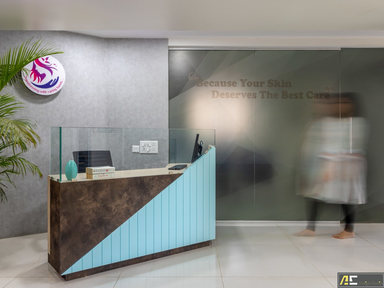 Sparsh Skin Clinic Office Interior Design In Nashik, Maharashtra | A+C Design Studio - The ...