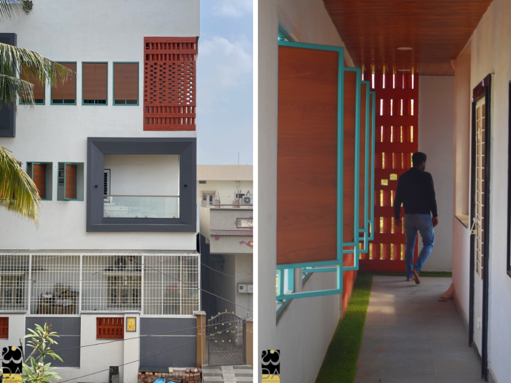 Contemporary Home With Brick Jaali Facade Built Using Local Materials ...