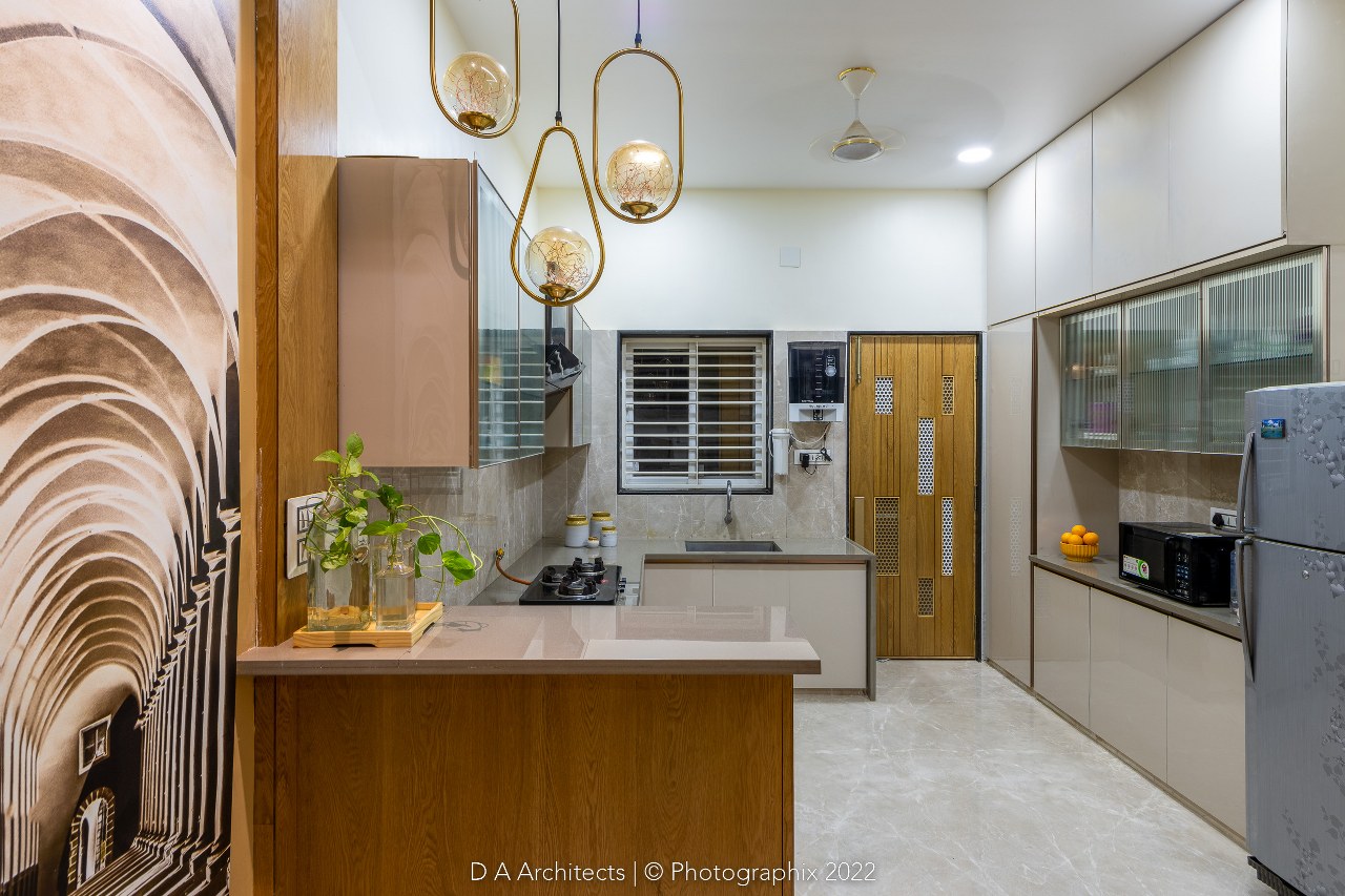 3BHK Modest, Spacious, And Earthy Brick House | DA Architects - The Architects Diary