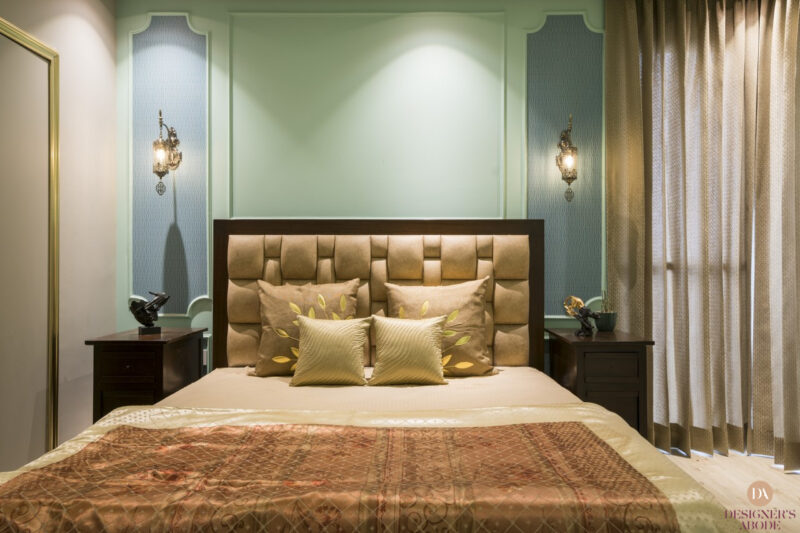 Residential Interior With Modern Design And Antique Artifacts ...