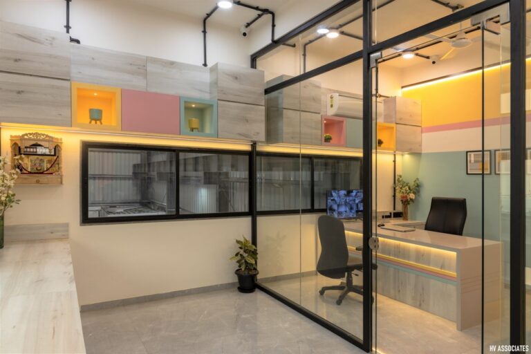 A Minimal, Functional And Budget Friendly Office Design | HV ASSOCIATES ...