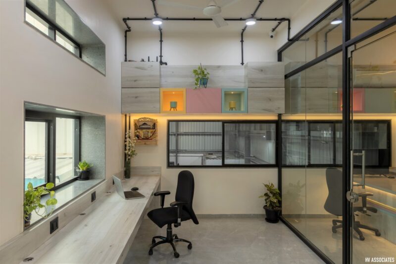 A Minimal, Functional And Budget Friendly Office Design | HV ASSOCIATES ...