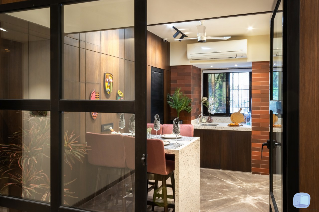 "The Bachelor Pad", A 2BHK Contemporary Home In Mumbai | Interior space ...