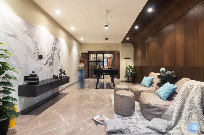 "The Bachelor Pad", A 2BHK Contemporary Home In Mumbai | Interior space ...