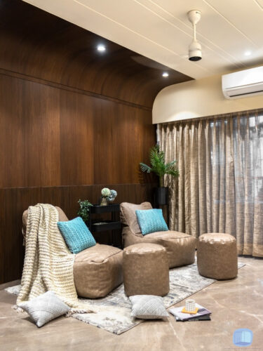 "The Bachelor Pad", A 2BHK Contemporary Home In Mumbai | Interior space ...