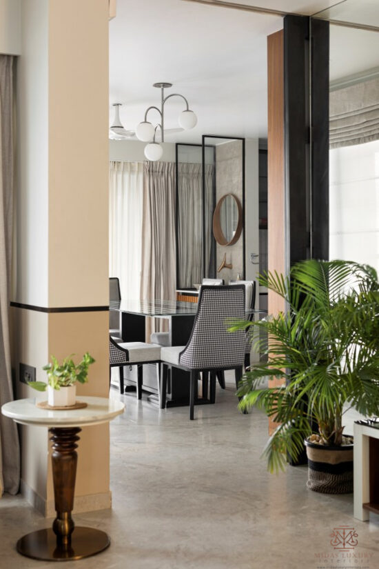 Penthouse Interior Designed With Pleasant Colors And Rich Materials ...