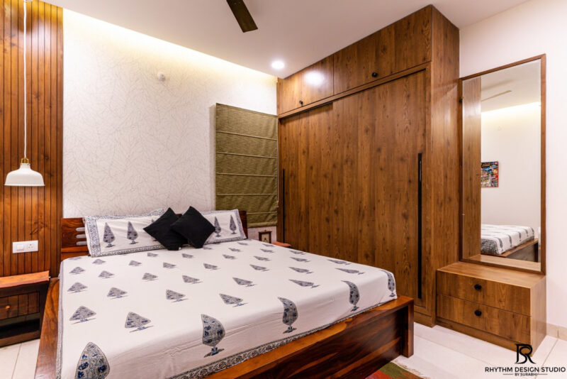3BHK Modern Home Design In Hyderabad | Rhythm Design Studio by Surabhi ...