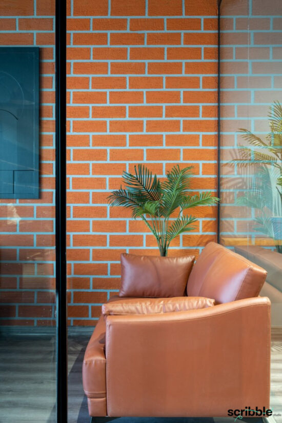 A Natural Color Palette And A Mix Of Grays, Neutrals For This Office Interior Design | Scribble ...