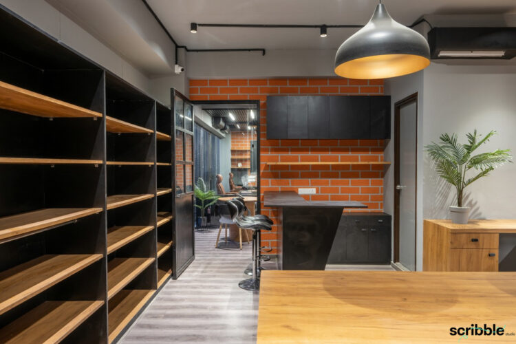 A Natural Color Palette And A Mix Of Grays, Neutrals For This Office Interior Design | Scribble ...