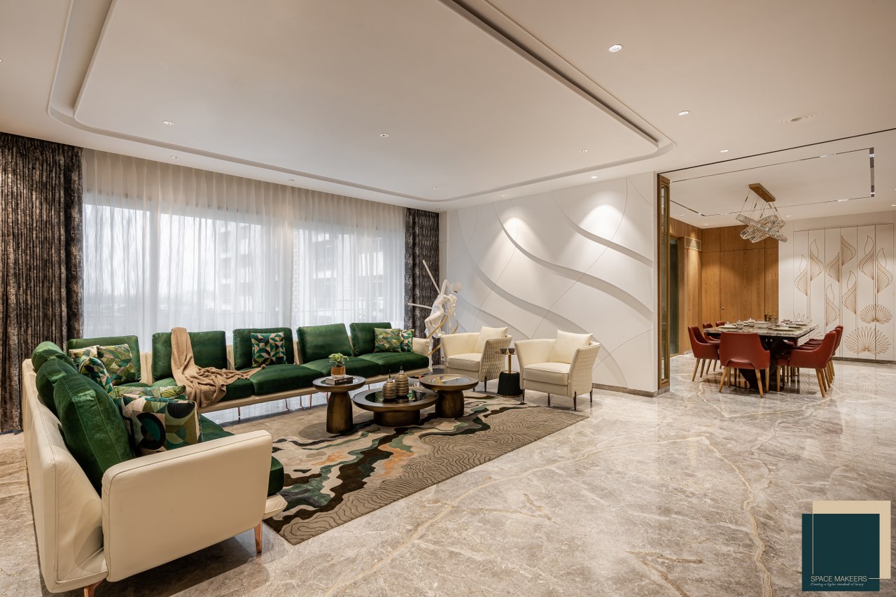 Modern Home With An Eclectic Touch | Space Makeers - The Architects Diary