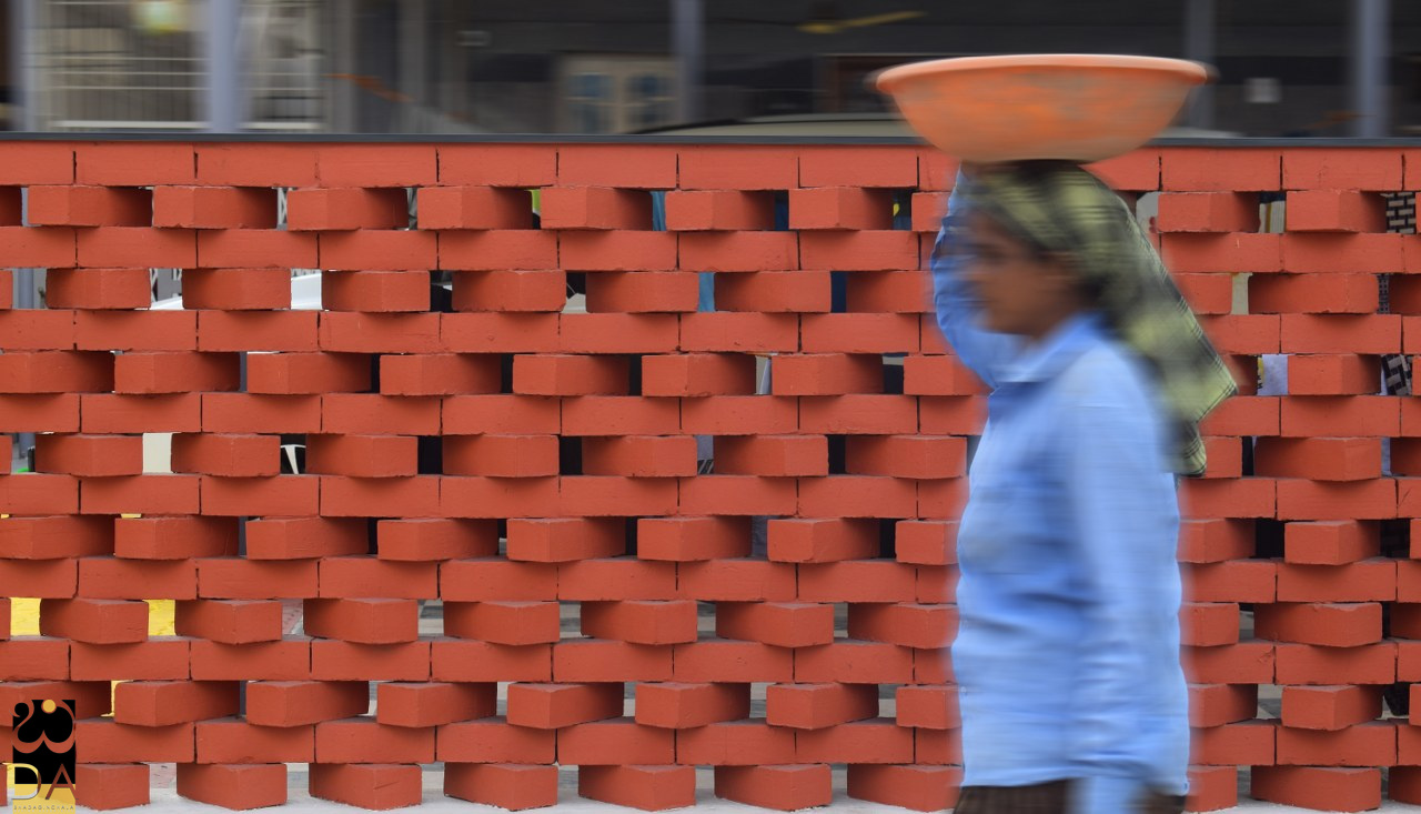 Contemporary Home With Brick Jaali Facade Built Using Local Materials ...