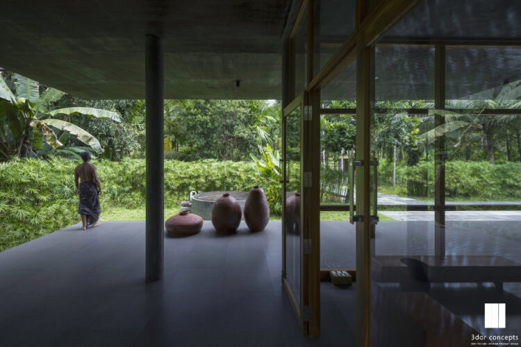 Minimalist House Design In The Lush Western Ghats Of North Kerala ...