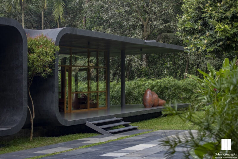 Minimalist House Design In The Lush Western Ghats Of North Kerala ...
