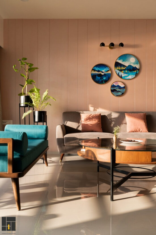 A 3BHK Apartment Design For A Young NRI Couple | i-con Architects ...