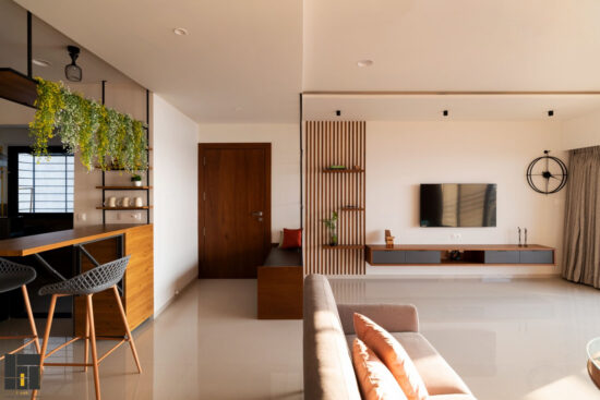 A 3BHK Apartment Design For A Young NRI Couple | i-con Architects ...