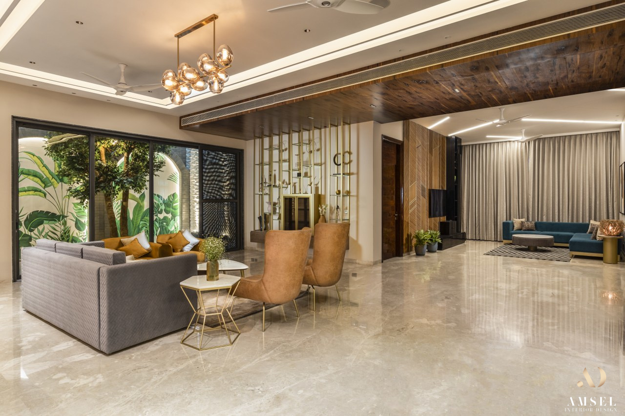 A Modern Design And Tasteful, Elegant Interior Elements For This ...