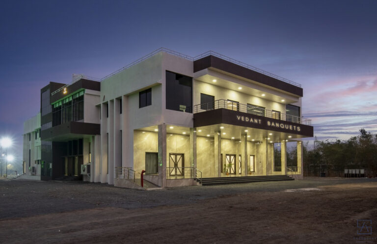 Elegant, Minimalistic Architecture And Interior Design For The Function Hall Of Vedant Banquets ...