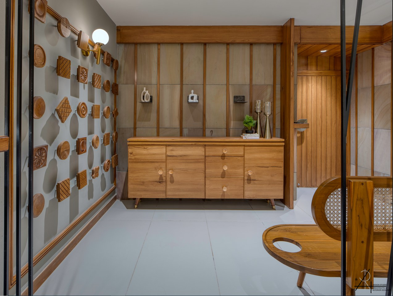 Apartment Interior Design With Warm Earthy Palette Of Materials, Textures, And Colors | A R N V ...