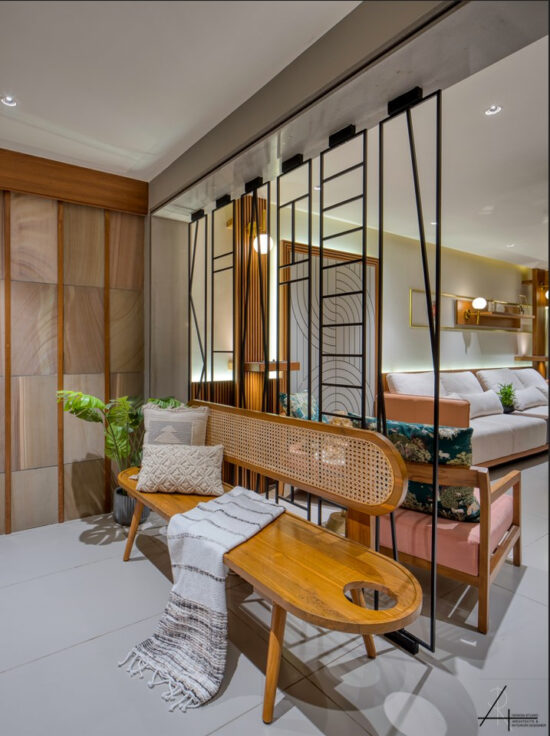 Apartment Interior Design With Warm Earthy Palette Of Materials, Textures, And Colors | A R N V ...