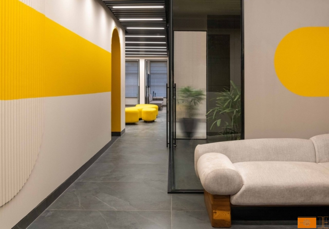 A Mix Of Colours, Textures And Unusual Materials Define This Workspace ...