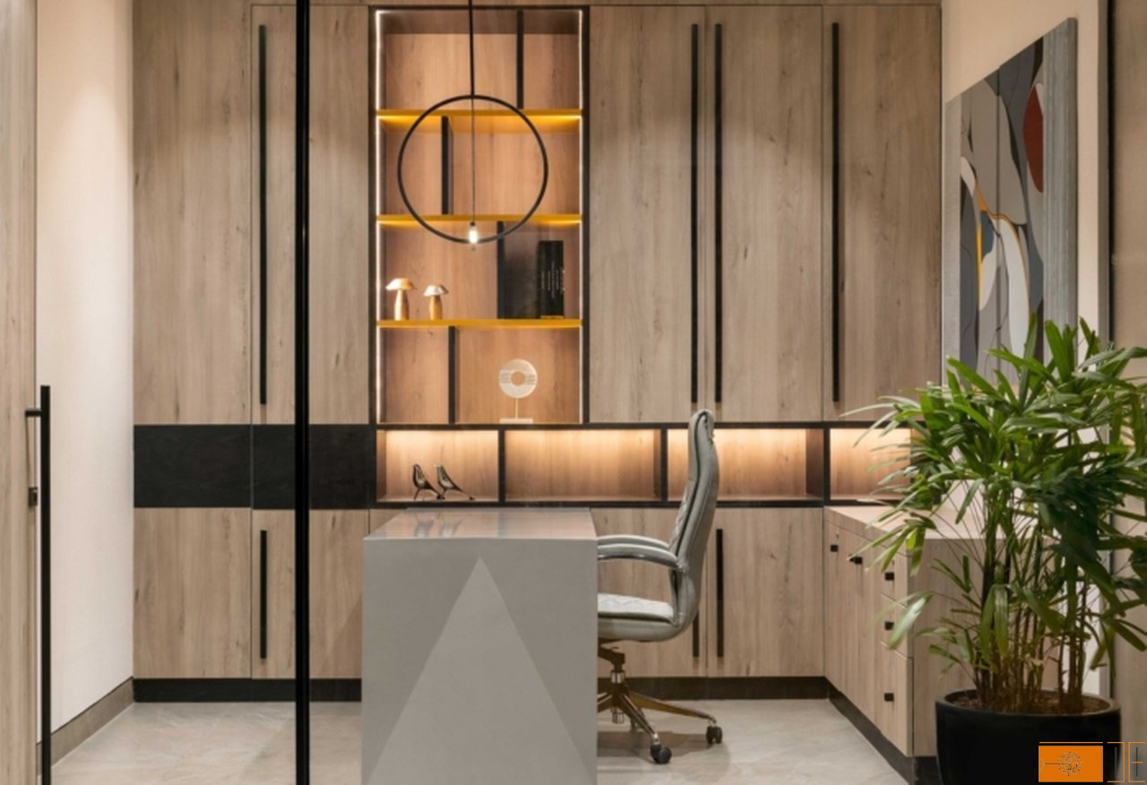 A Mix Of Colours, Textures And Unusual Materials Define This Workspace ...