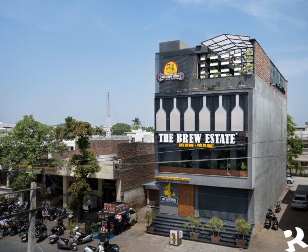 The Cafe Design Of The Brew Estate Is Wrapped By A Unique Screened ...