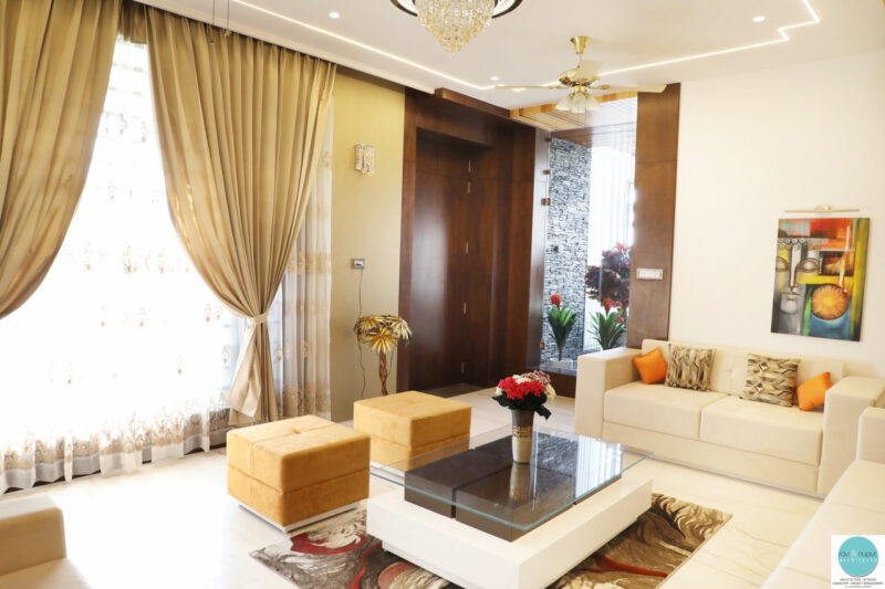 A Blend Of Luxurious & Modern Interior Design With Lush Green Landscape ...