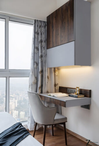 A Functional Space With Distinct Colour Pallete And Materials ...