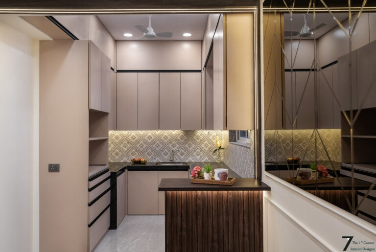 A Functional Space With Distinct Colour Pallete And Materials ...