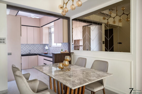 A Functional Space With Distinct Colour Pallete And Materials ...