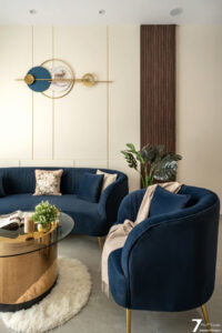 A Functional Space With Distinct Colour Pallete And Materials ...