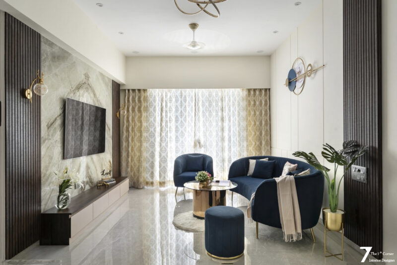 A Functional Space With Distinct Colour Pallete And Materials ...