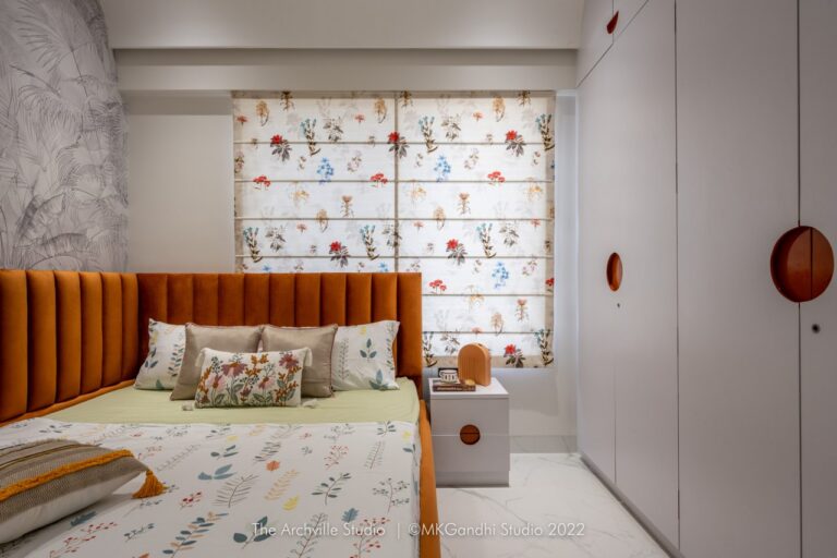 The Arch House Is A Compact 3BHK Modern Contemporary Apartment Designed ...
