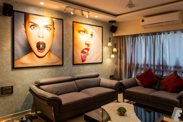 "The Den", A Modern Interior Apartment Design In Mumbai | THE ELÁN ...