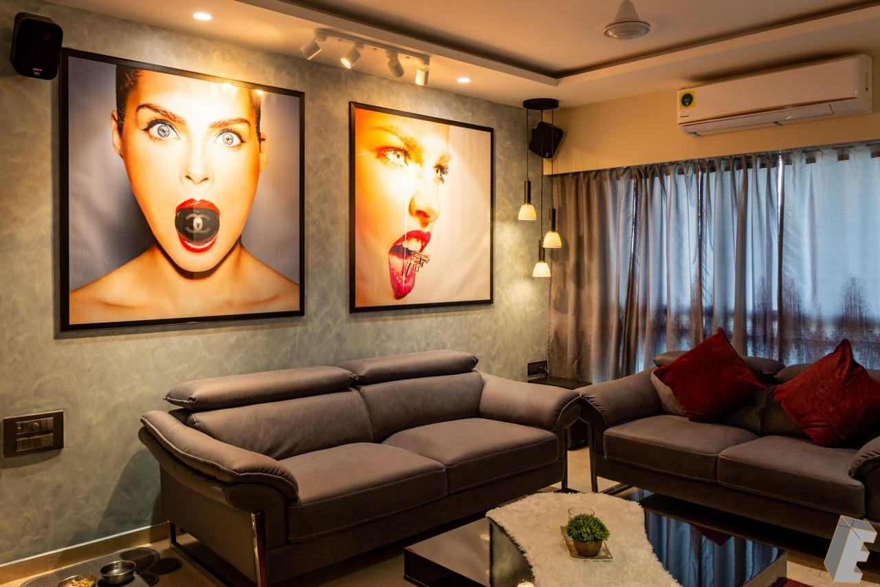 "The Den", A Modern Interior Apartment Design In Mumbai | THE ELÁN ...