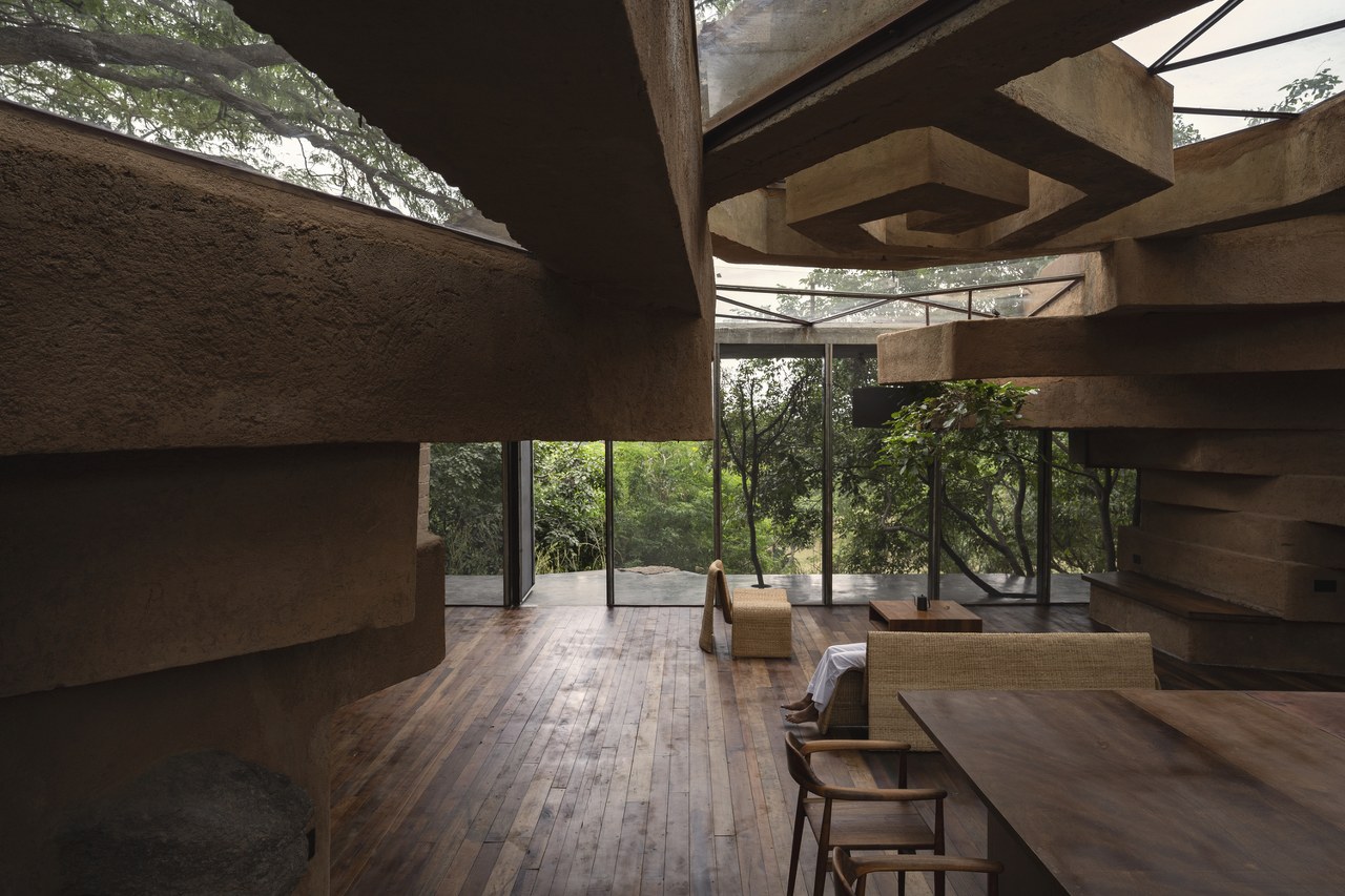 Chuzhi House Is A 2BHK Residence Designed With An Open Layout And ...