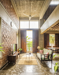 Agam House Is A House Of Epic Proportions And Minimal Natural Materials ...