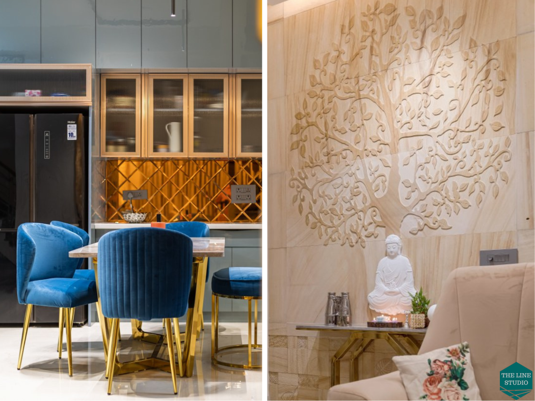 A Modern Home With Elegant Décor, Tasteful Artefacts And Colourful ...