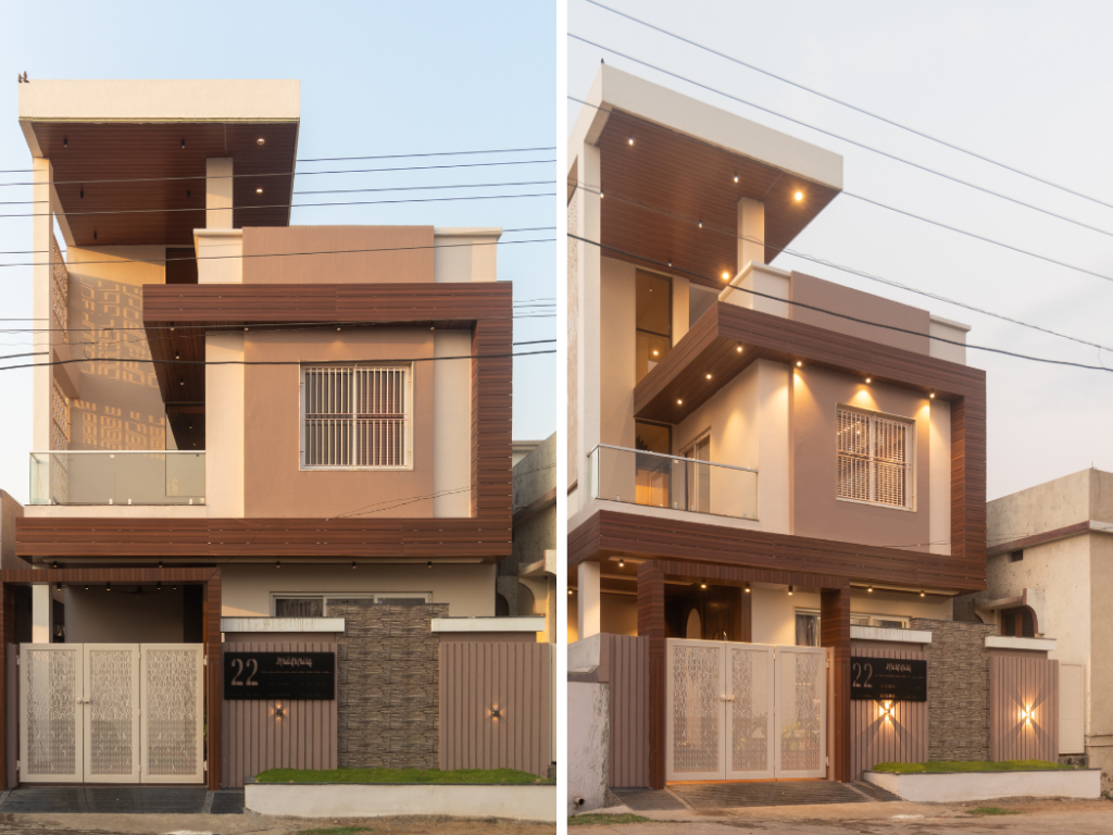 This Aesthetic and Modern House with Sober Landscape Design Offers a ...