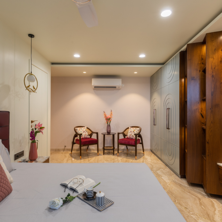 Blends Modernity With Tranquility Using A Light Color Palette | Nikunj Sharma Design Studio