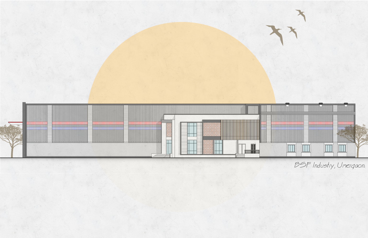 The BSF Headquarter Is A Blend Of Contrasting Surroundings | Triangle Designs